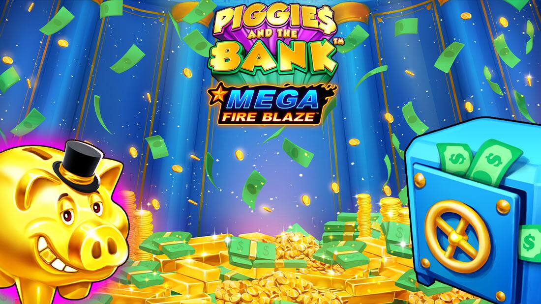 Mega Fire Blaze Piggies and the Bank Slot Online | 100 Free Spin ...